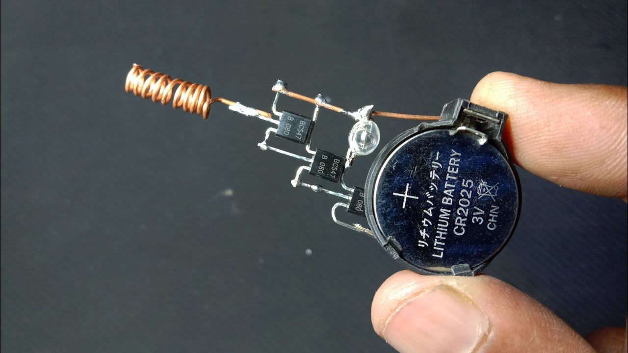 Wireless electricity tester | Ac current detector circuit - YouTube