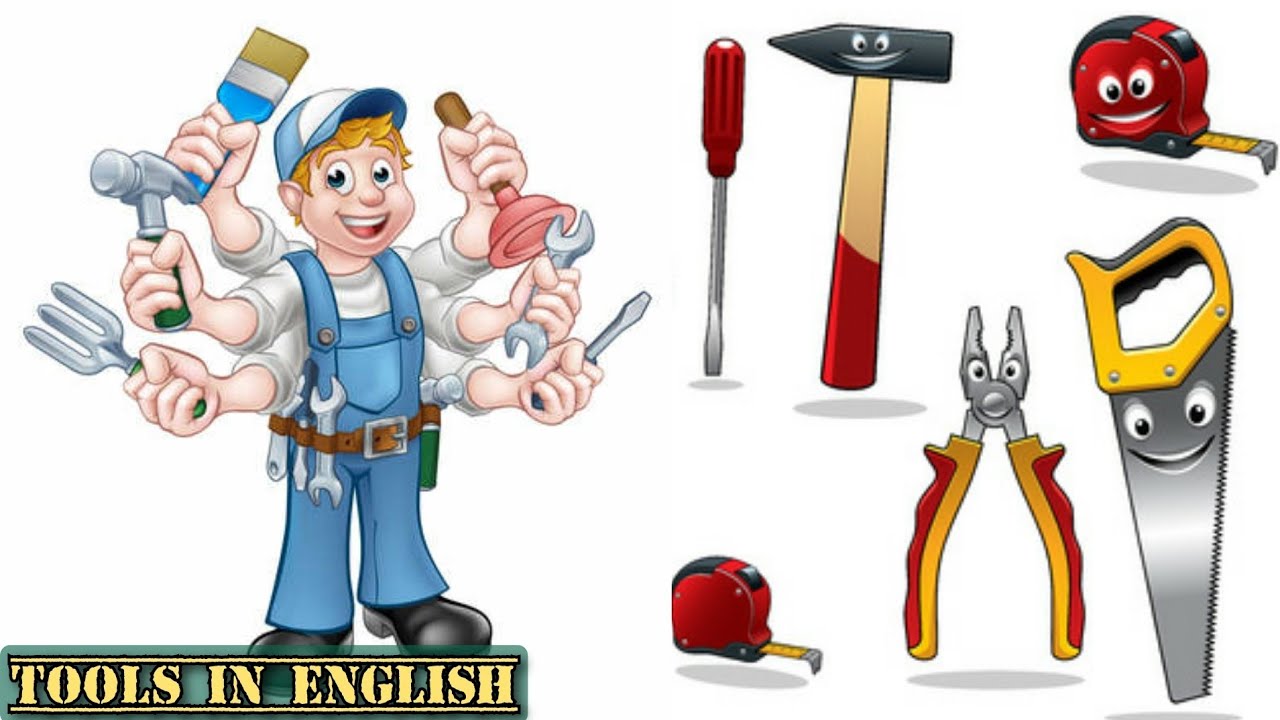 List of Tools in English - Learn Tools Names with Pictures - Tools ...