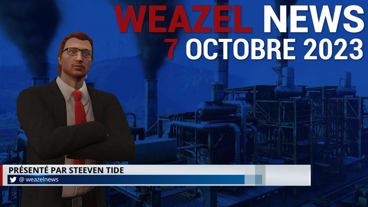 [WEAZEL NEWS EP:114] TÉLÉJOURNAL DU 7 OCTOBRE 2023 Uprising Roleplay ...
