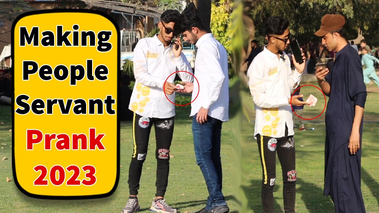 Making People A Servant Prank | Giving Order To Strangers | Funny Prank ...