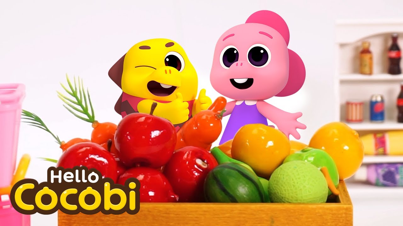 🌈Learn Colors with Fruits | Education Videos For Kids | Hello Cocobi ...