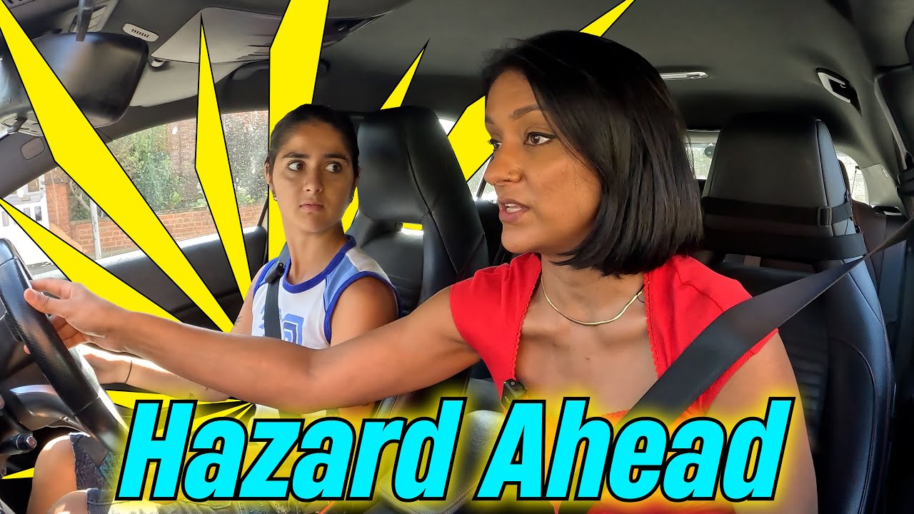 Ella's Driving Lesson | Identifying Road Signs And hazards - YouTube
