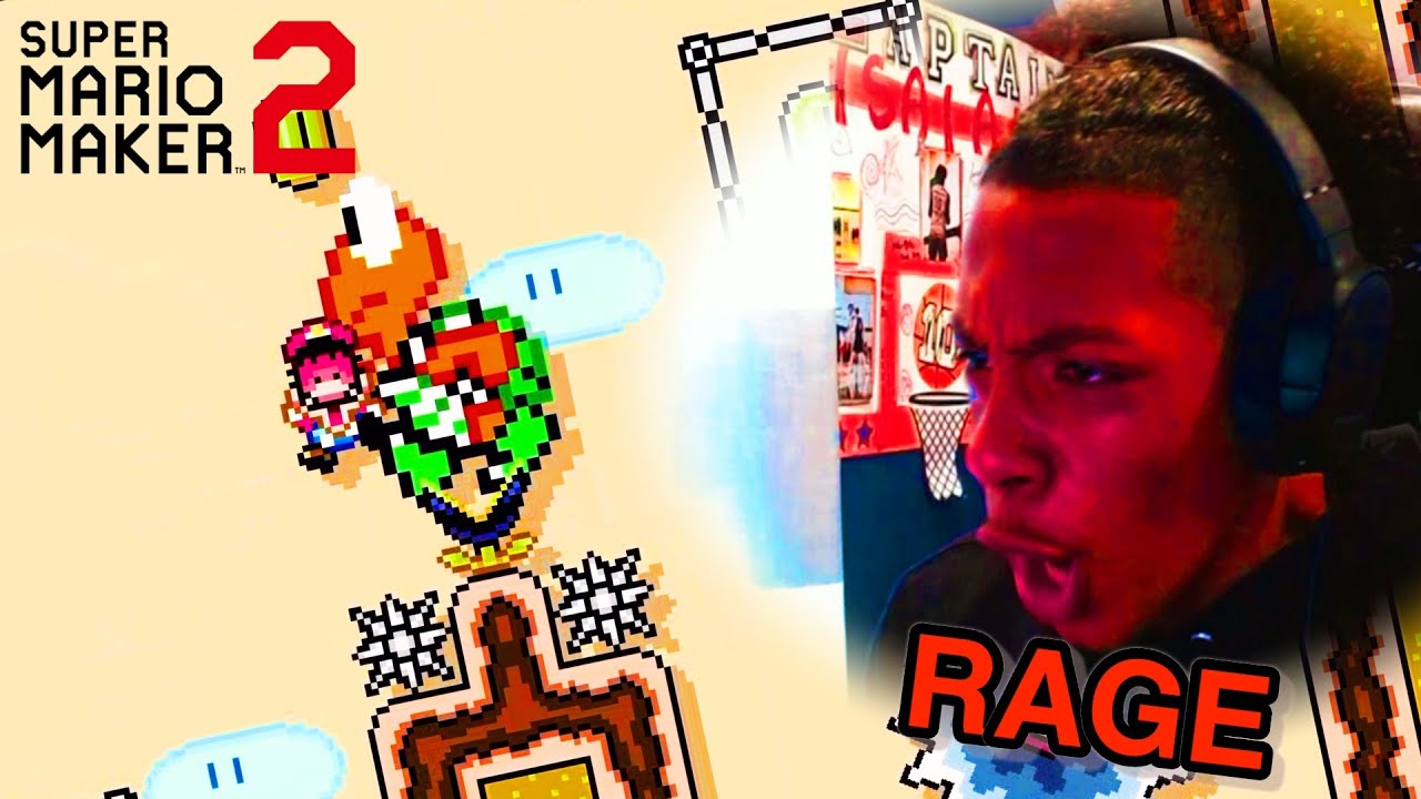 SUPER MARIO MAKER IS SECRETLY A RAGE GAME... | Super Mario Maker 2 ...