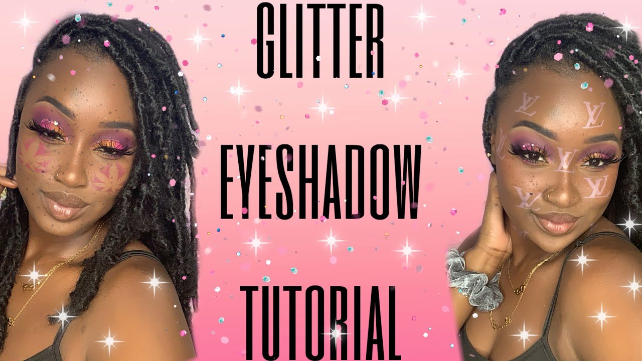 GLITTER EYE SHADOW|EASY HOW TO - YouTube