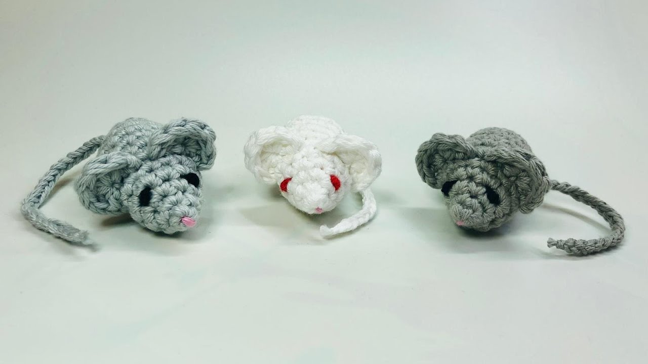 MOUSE Crochet, gray and albino. Amigurumi Crochet Animals! Presentation ...