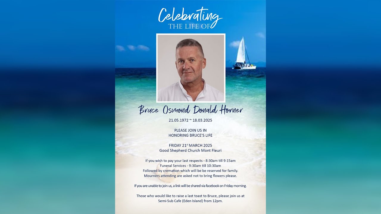 Celebrating the Life of Bruce Osmond Donald Horner - YouTube