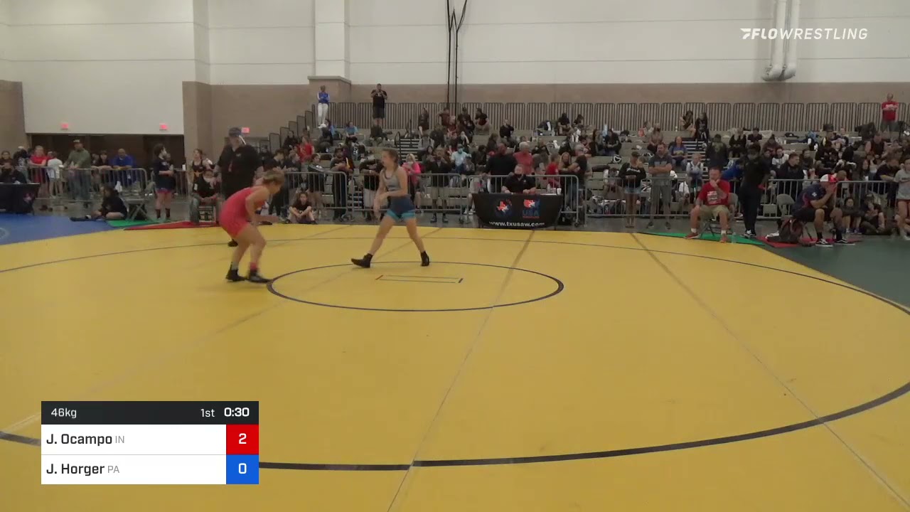 46 Kg Semifinal - Julianna Ocampo, IN Vs Julia Horger, PA - YouTube