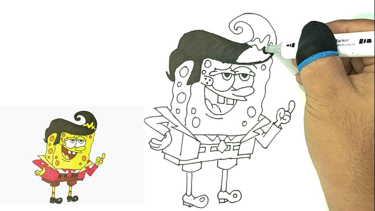 Menggambar spongebob.menggambar spongebob squarepants.menggambar ...