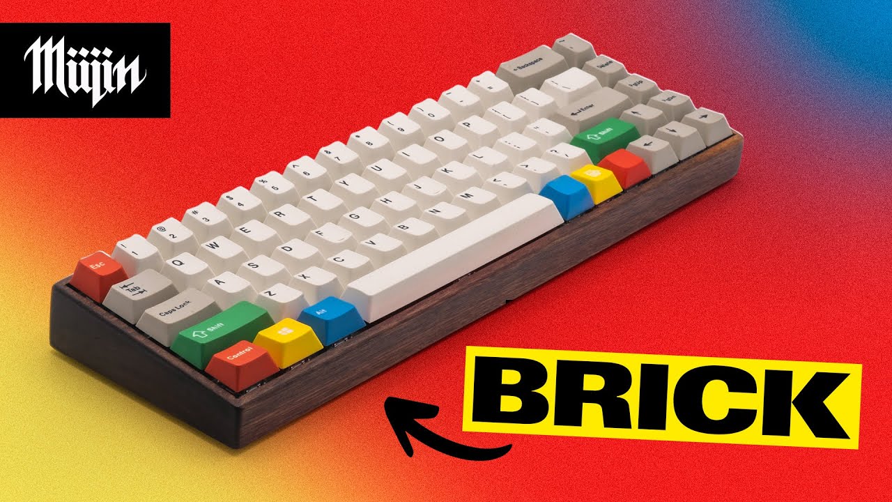 Mechanical keyboard with wood case - Full build - YouTube
