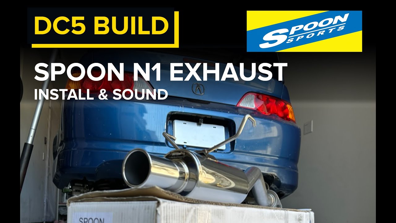 Spoon N1 Exhaust install on my Acura RSX Type S | DC5. Deep Exhaust ...
