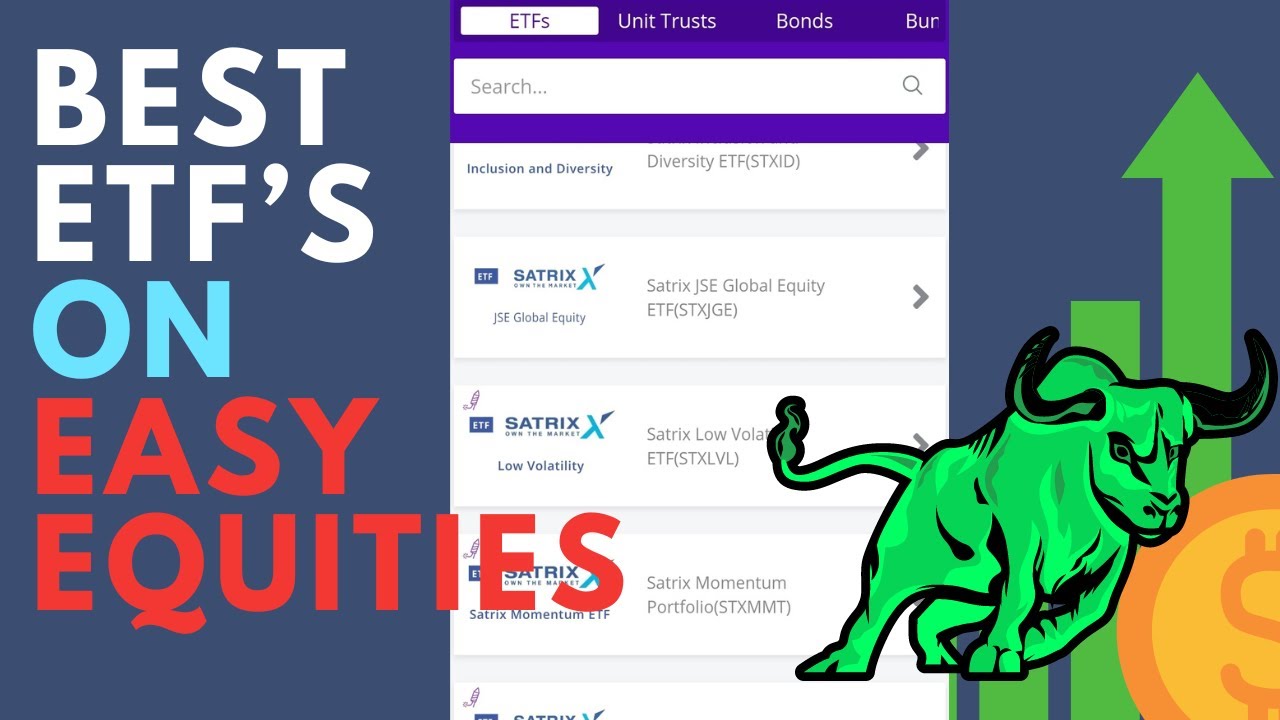 How to choose ETF's for beginners| Top ETF's on Easy Equities analysis ...