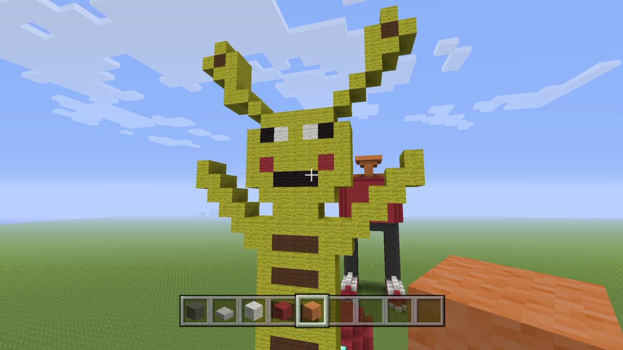 Minecraft pokemon statues - YouTube