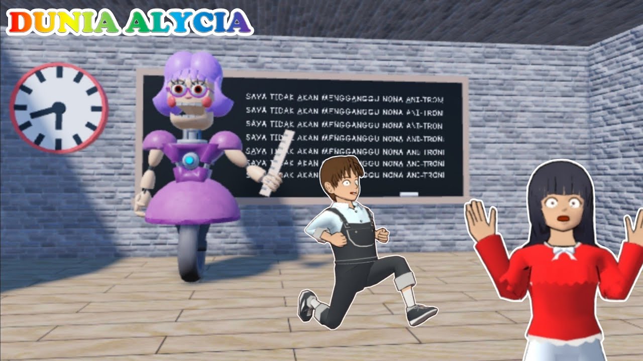 Yuta Mio Lari dari Kelas Guru Monster Robot #roblox - YouTube