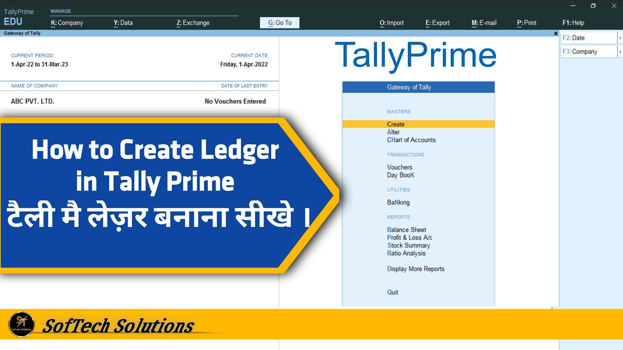How To Create Ledger In Tally Prime L L Tally Prime Me Ledger Kaise How To Create Ledger In Tally Prime L L Tally Prime Me Ledger Kaise