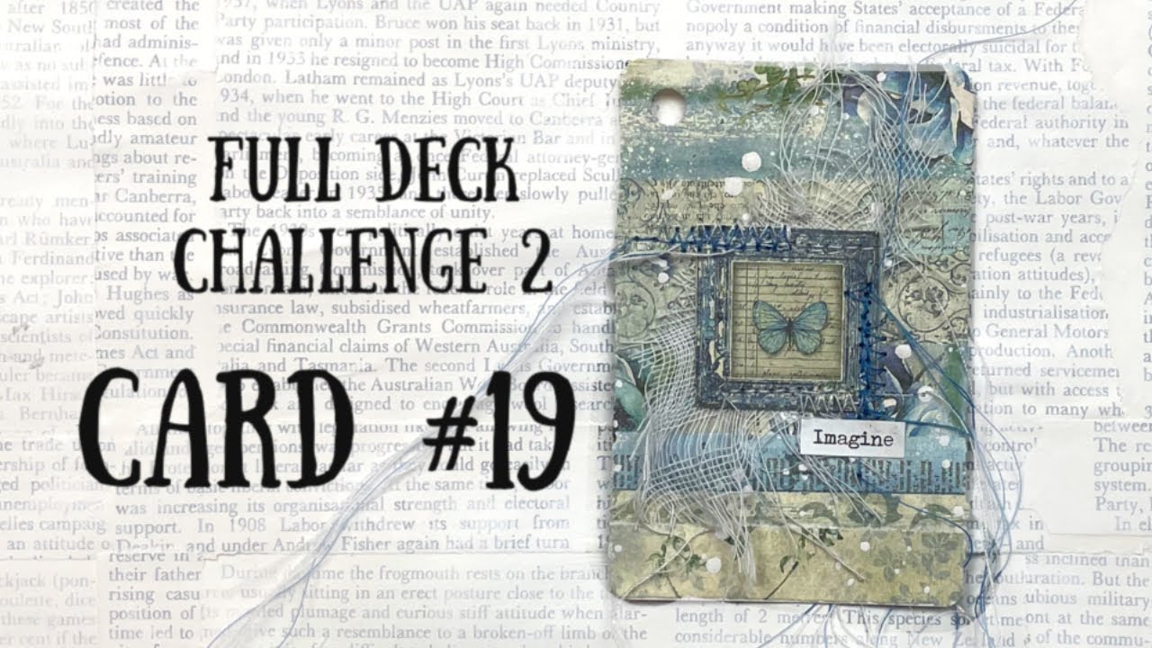 Card Number 19 | Full Deck Challenge 2 | 🦋ShanoukiArt🦋🧿 - YouTube