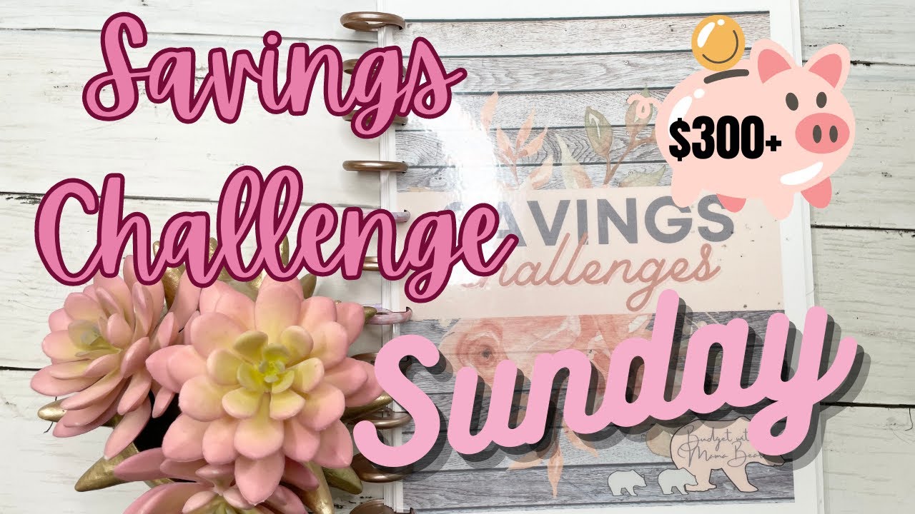 Savings Challenge Sunday! Fun way to save money! #cashenvelopestuffing ...
