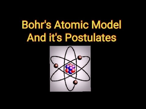 Postulates of Bohr's Atomic Model | 2nd Postulate of Bohr's Atomic ...