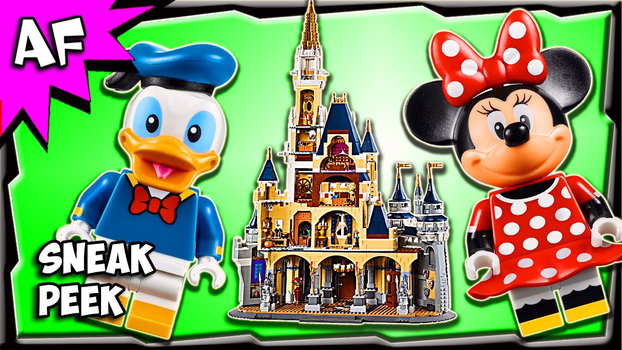 Lego Disney Castle 71040 Sneak Peek Review - YouTube