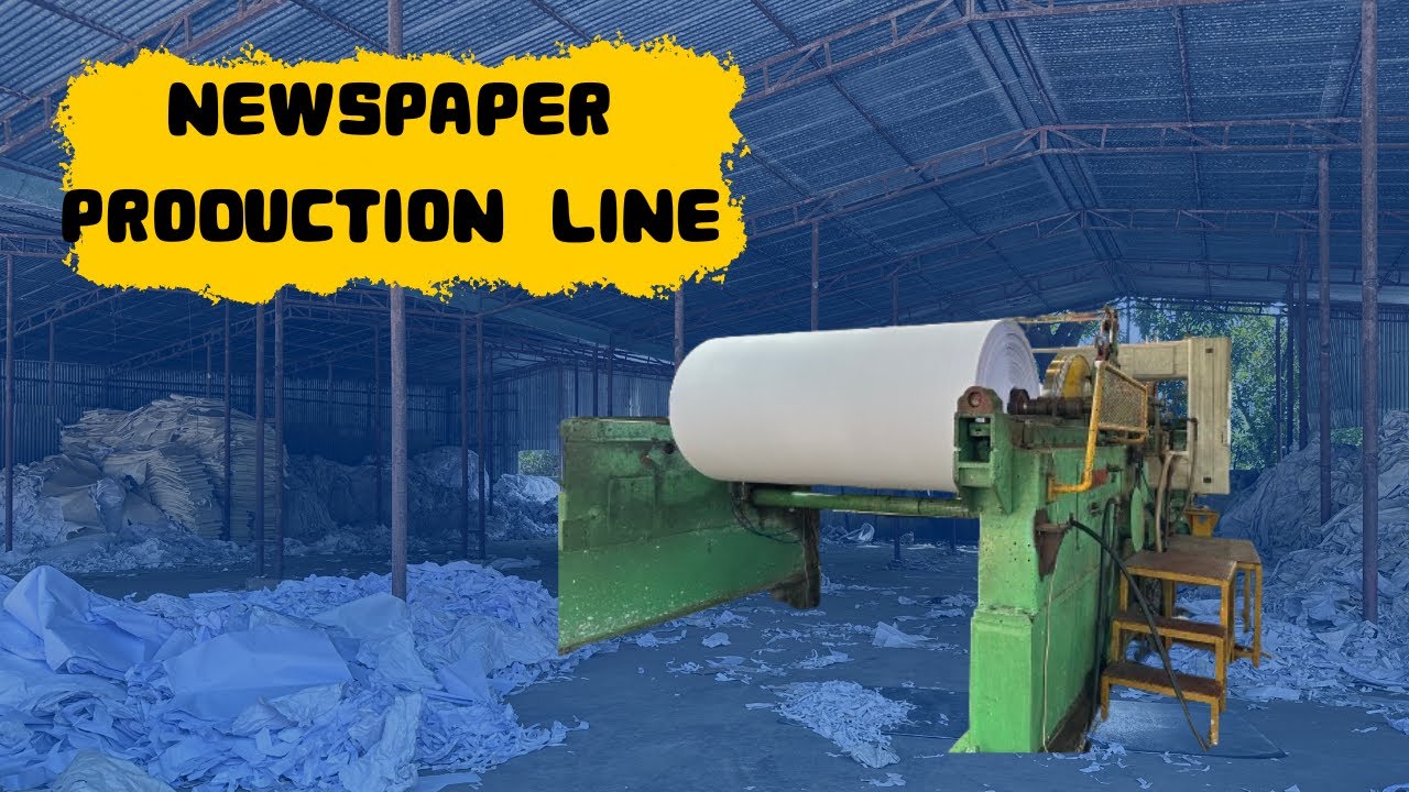 1575 MM NEWSPAPER |NEWSPRINT PRODUCTION LINE -2 LINES - YouTube