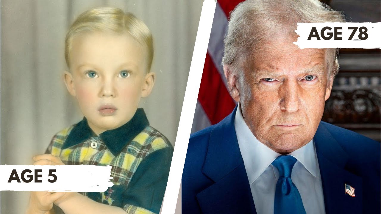 Evolution Of Donald Trump Age 5-78 - YouTube