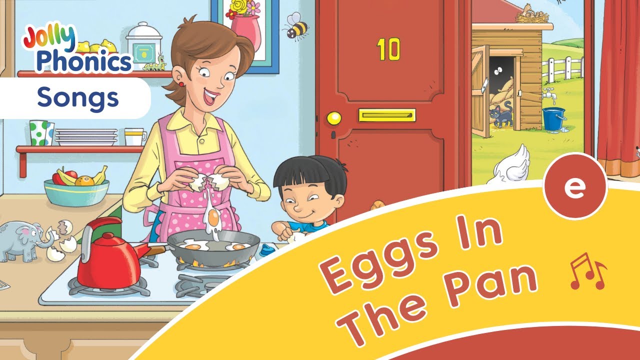 Eggs In The Pan - Jolly Phonics Song - Learn Letter Sound /e/ for Kids ...