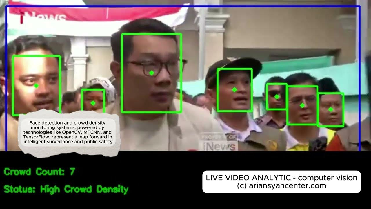 Enhancing Crowd Monitoring with AI: Real-Time Detection Using OpenCV, MTCNN & TensorFlow - YouTube