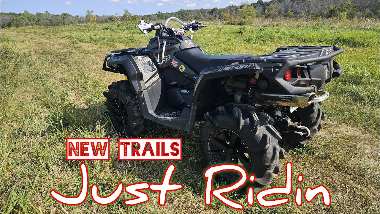 Can am 650 max atv trail ride - YouTube