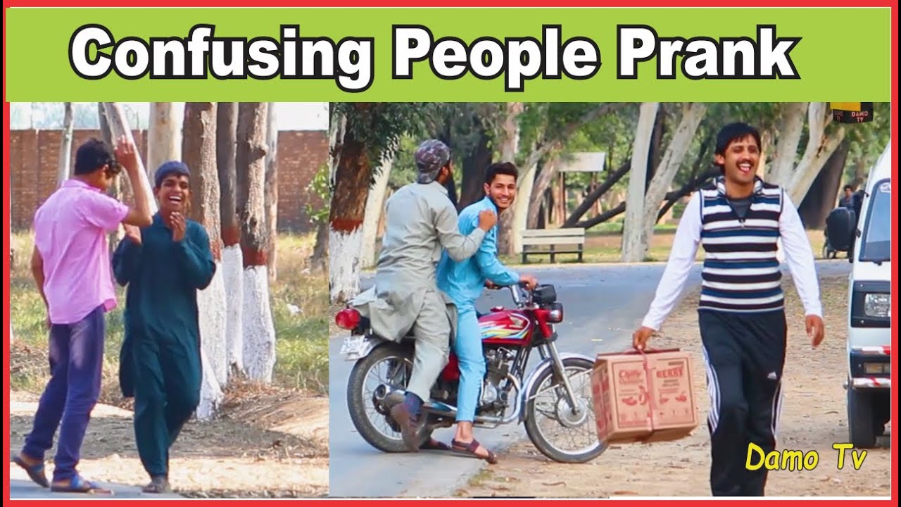 Confusing People Prank | Fake Box Picking Prank | Damo Tv - YouTube
