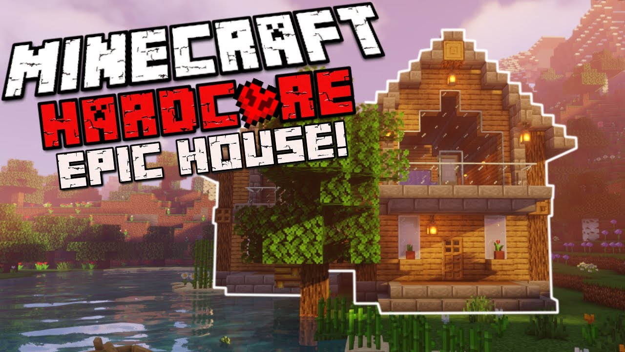 I Built a EPIC First House in Hardcore Minecraft! 😱 Ep.1 Season 4 ...