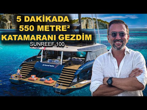 550 metrekarelik süper lüks Katamaran - Sunreef 100 #sunreef #sunreefyachts 