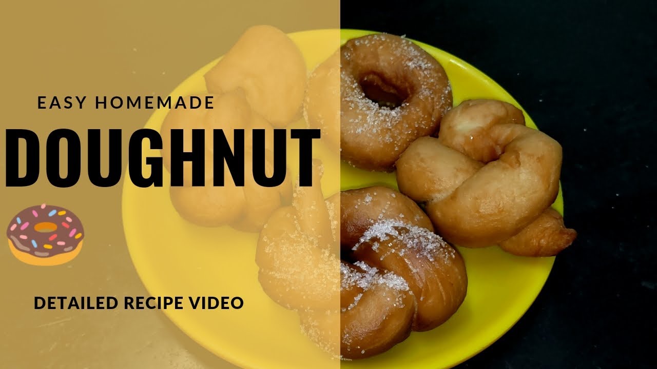 homemade doughnut 🍩 doughnut recipe 😋 - YouTube