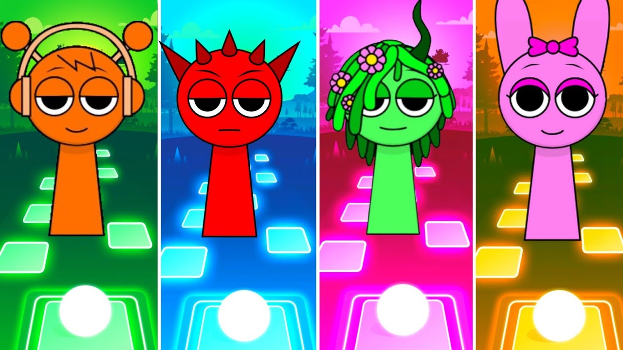 Sprunki Incredibox Music 🆚 Sprunki Reddy 🆚 Sprunki Sky 🆚 Sprunki Pinki ...