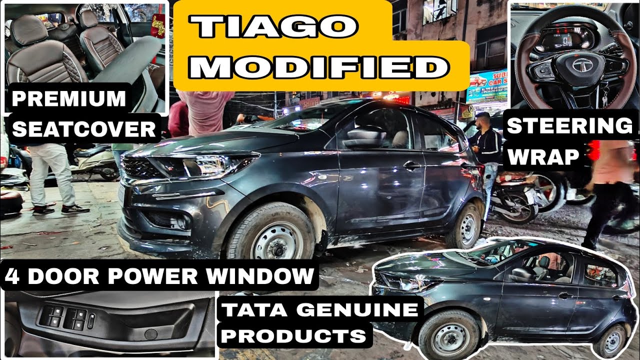 TATA TIAGO MODIFIED ALL GENUINE TATA PRODUCTS 👍🏻#tata #modified #tiago ...