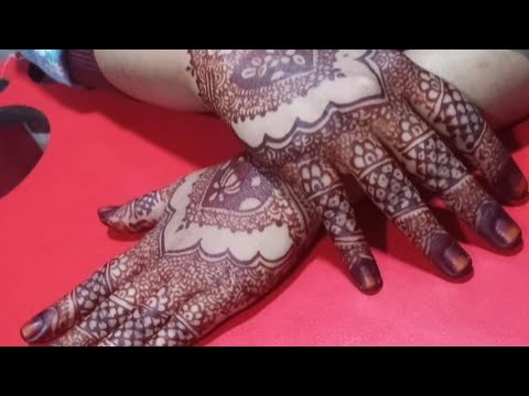 How To Do Mendhi Designs / Diy Mendhi Work/ #mendhidesigns Mendhi Work ...