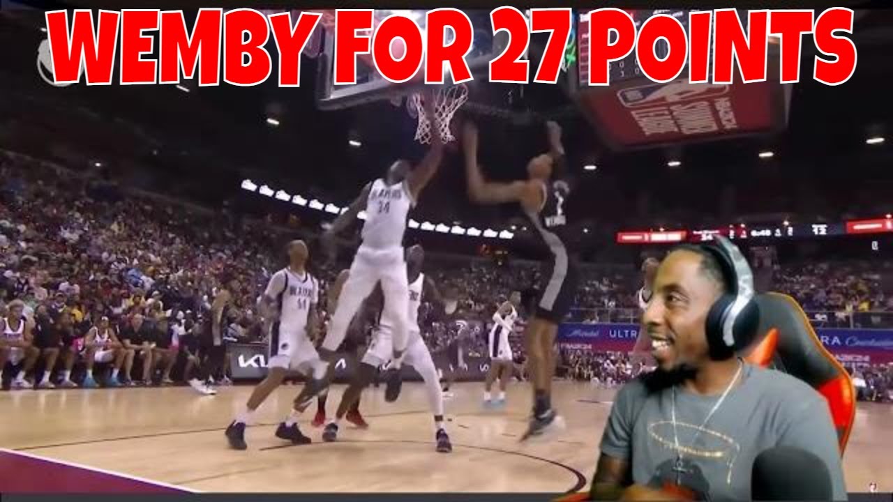 WEMBY THE GOAT victor wembanyama DROPS 27 POINTS 12 REBOUNDS IN SUMMER ...