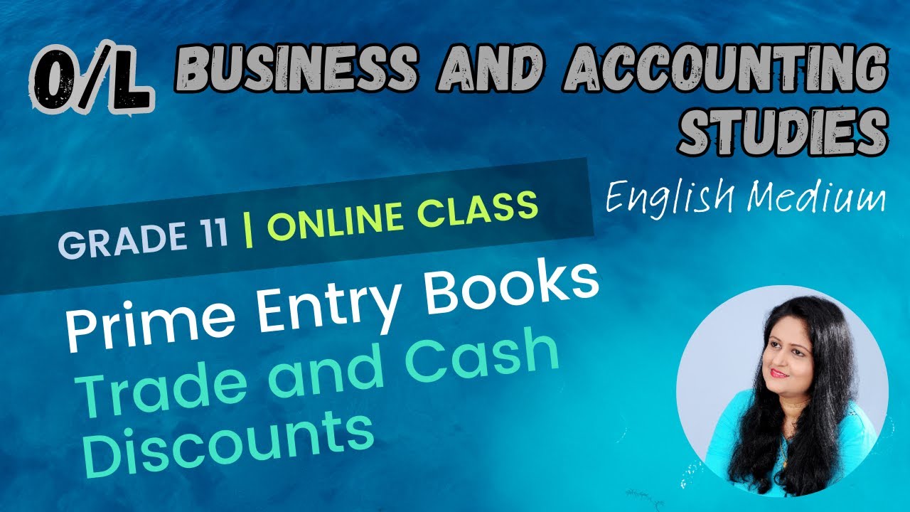 O/L Commerce Online Paper Class | Prime Entry Books and Discounts - YouTube