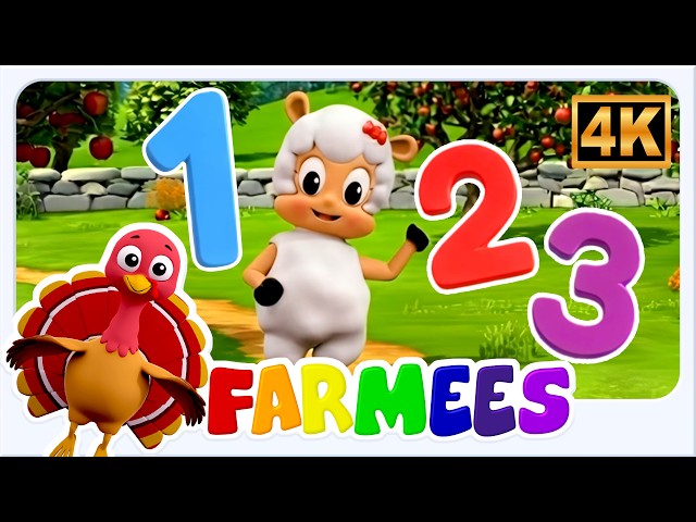 Learn to Count 1to 10 with Farmees & MORE Baby Songs - Videos For Kids