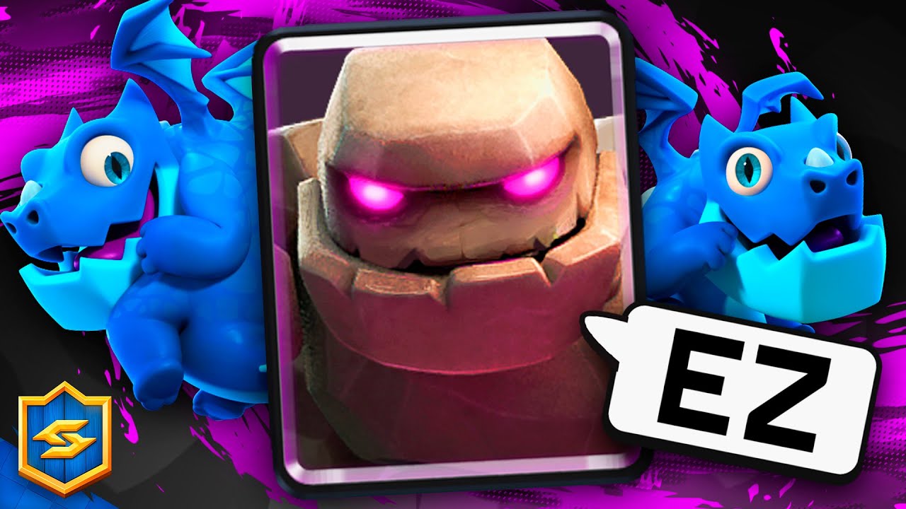 EL MEJOR MAZO DE GOLEM PARA SUBIR FÁCIL Y RÁPIDO EN CLASH ROYALE - YouTube