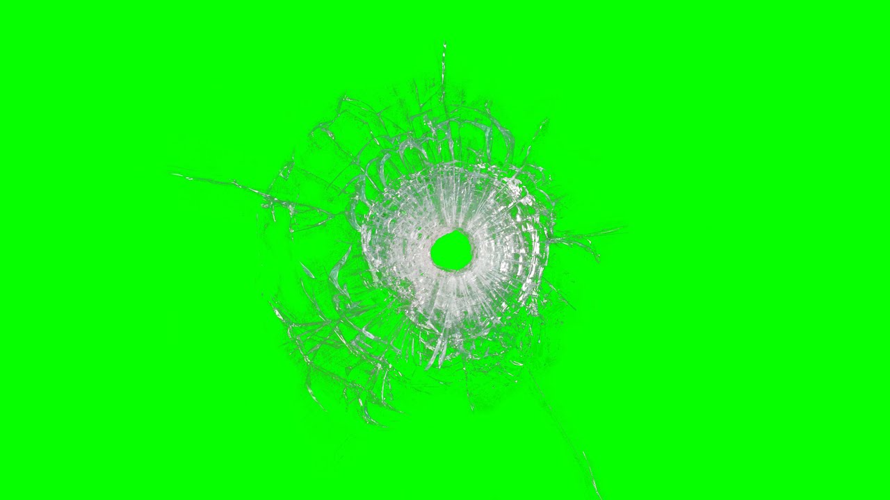 Bullet Hole Glass Effect