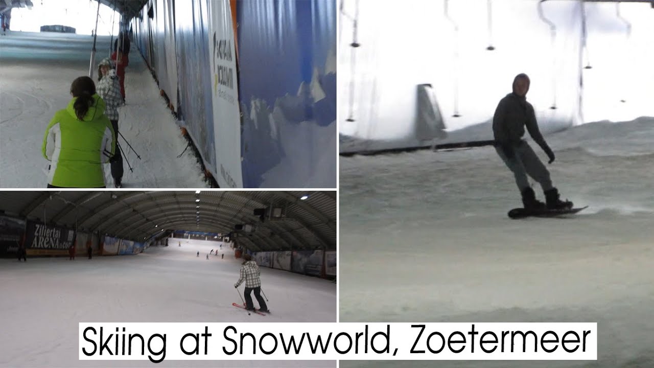 Skiing at Snowplanet, Zoetermeer | PJK - YouTube