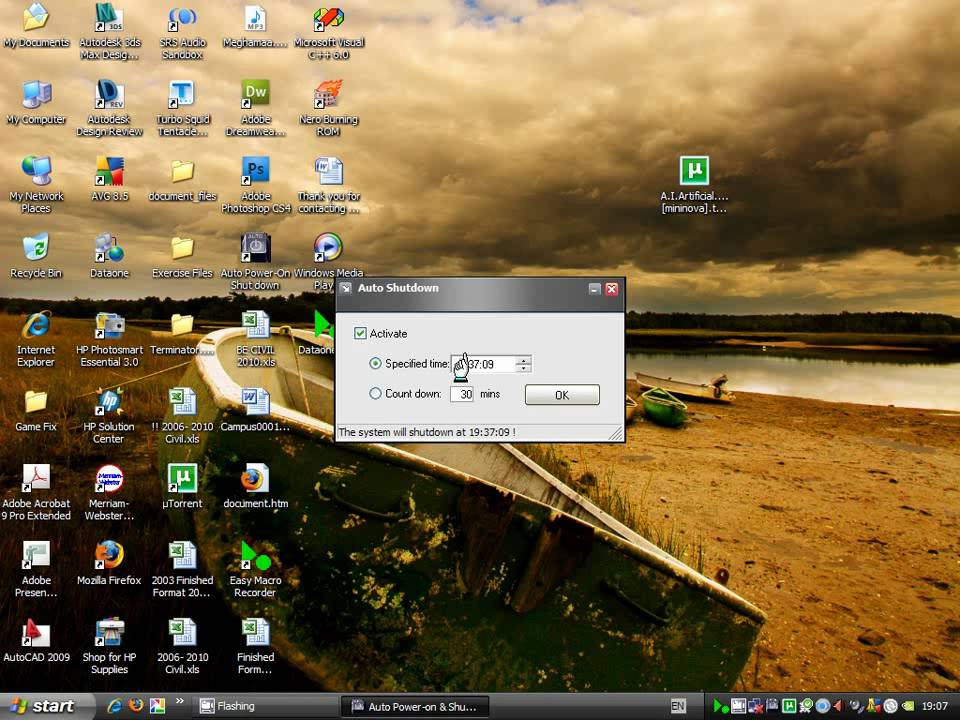 Auto Power on tutorial - YouTube