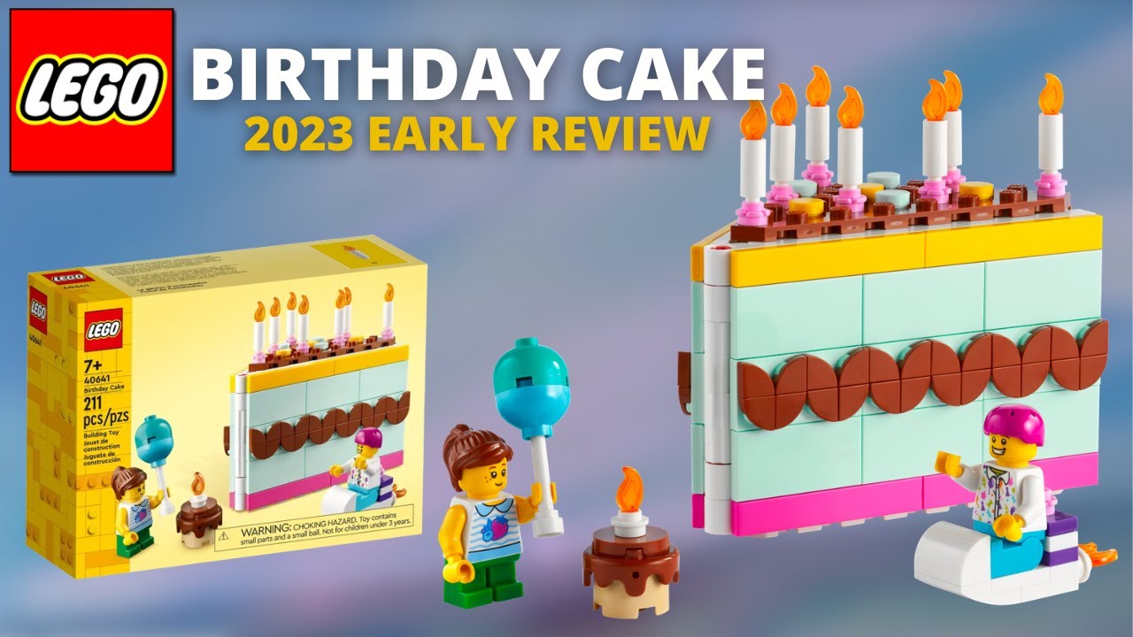 LEGO Birthday Cake Review! - YouTube