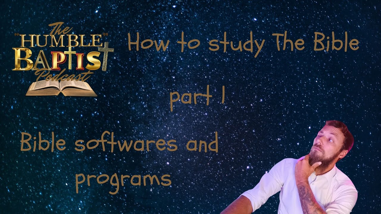 How to study The Bible (part 1) Bible programs - YouTube