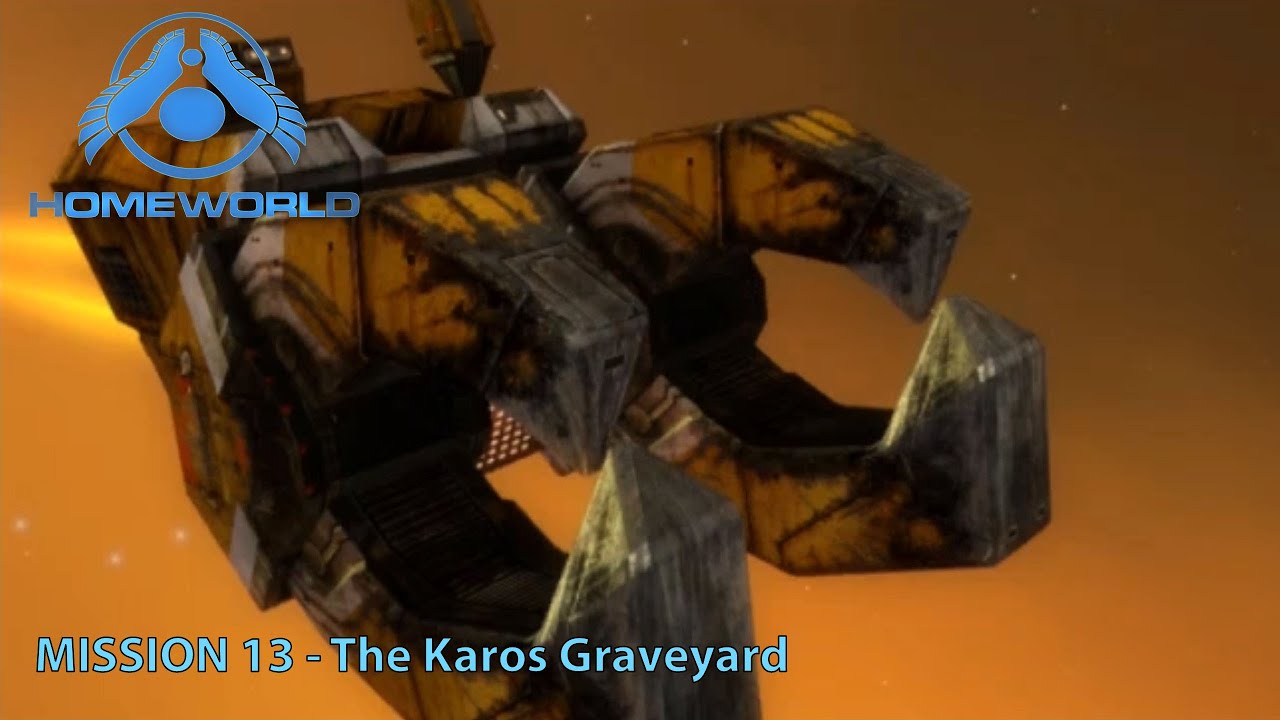 Homeworld 1 Remastered: [Mission 13] - The Karos Graveyard - YouTube
