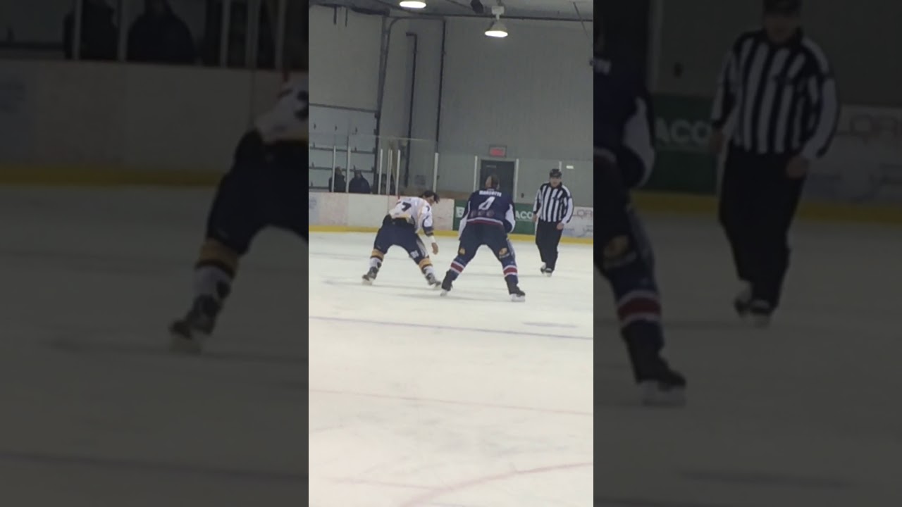 Bataille Daniel Marcotte#4 vs Yannick Leclerc#77 - YouTube