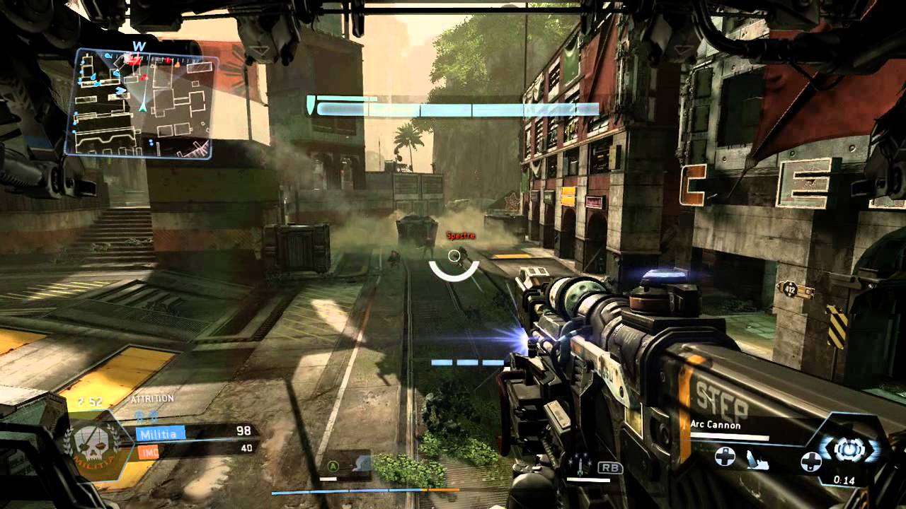 Titanfall Arc Cannon Streak Gameplay - YouTube