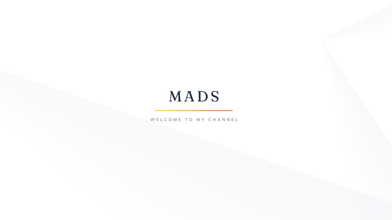 Mads Live Stream - YouTube