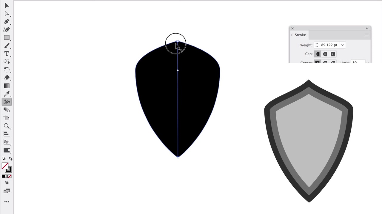 Illustrator Tools The Width Tool Tutorial Part 7 Youtube