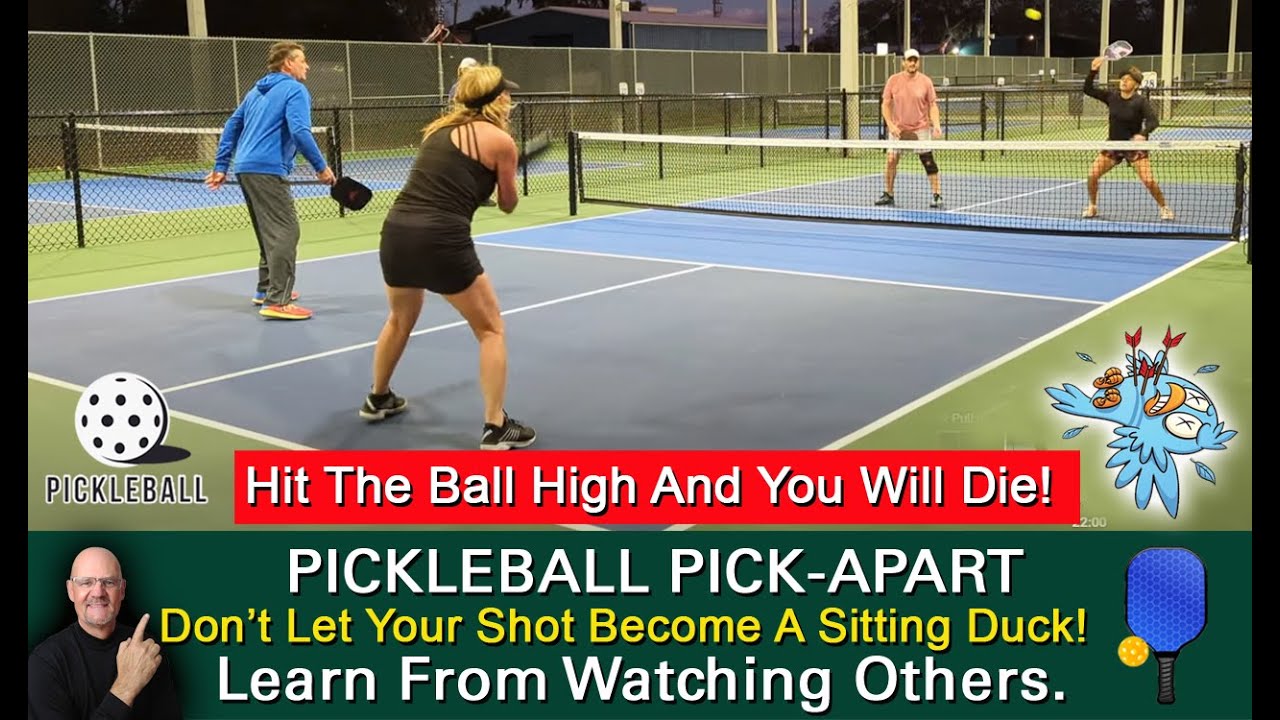 Pickleball! Hit It High, Get Fried! Pickleball Basics! - YouTube