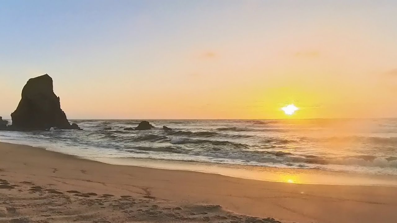 Sunset Beach Experience | Relaxing Ambience for Meditation and Chillout ...